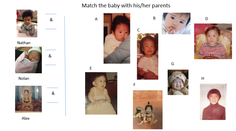 Match the Baby Pic with the Parents' Baby Pic - St Timothy Presbyterian ...