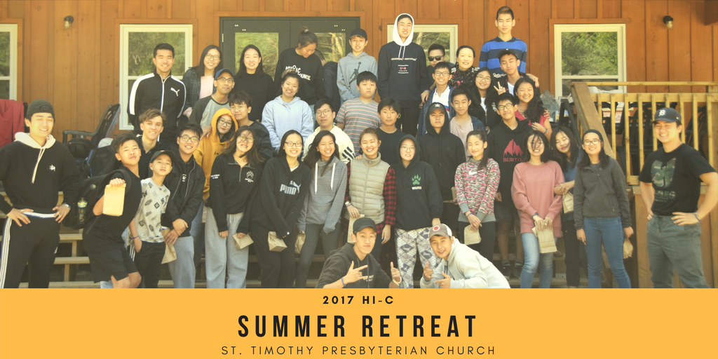 Hi-C Retreat Reflection - St Timothy Presbyterian Church