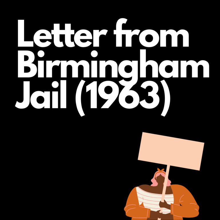 Letter from Birmingham Jail (1963) - St Timothy Presbyterian Church