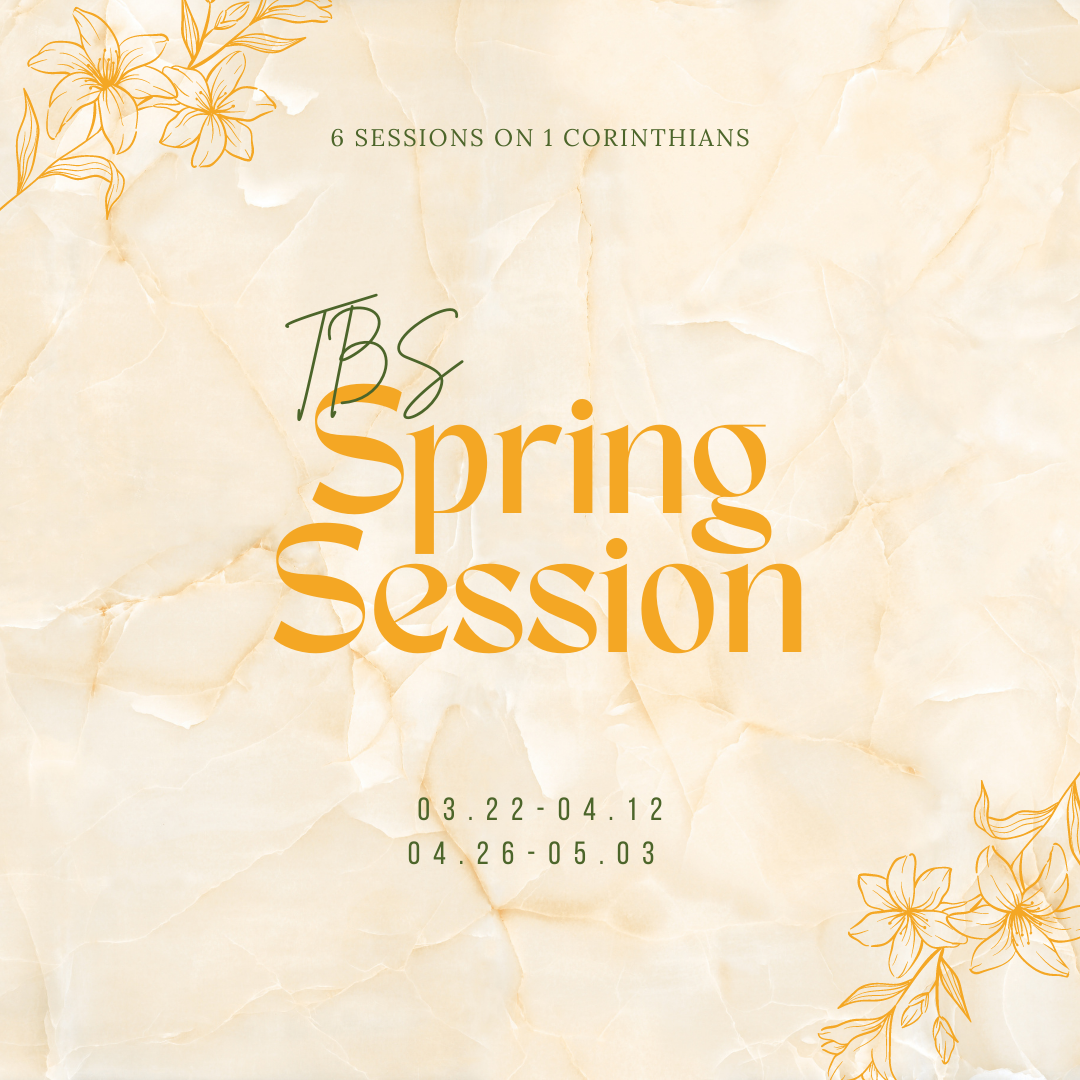 TBS Spring Session Registration - St Timothy Presbyterian Church
