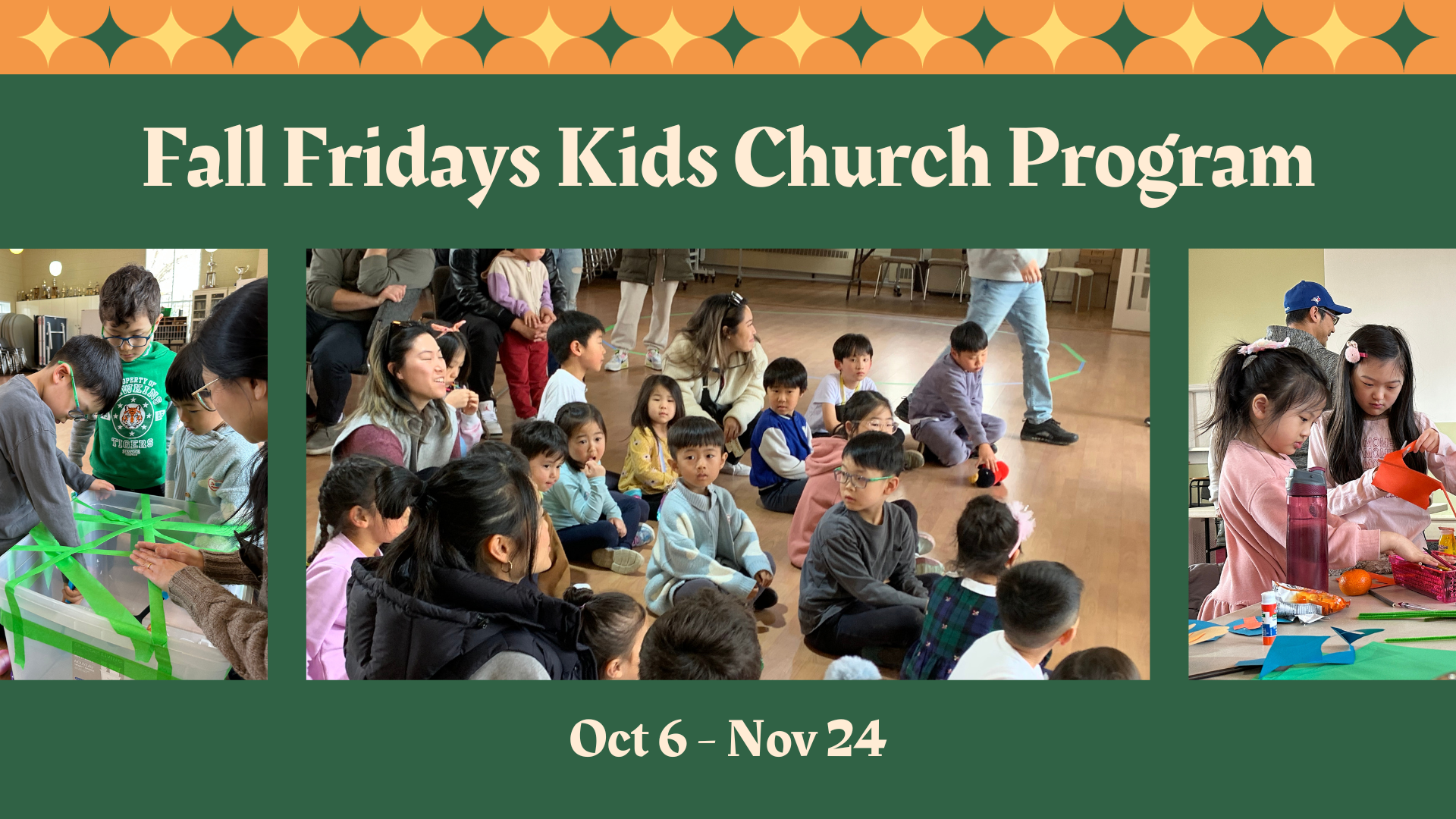 2023 Fall Fridays Kids Church Program - St Timothy Presbyterian Church